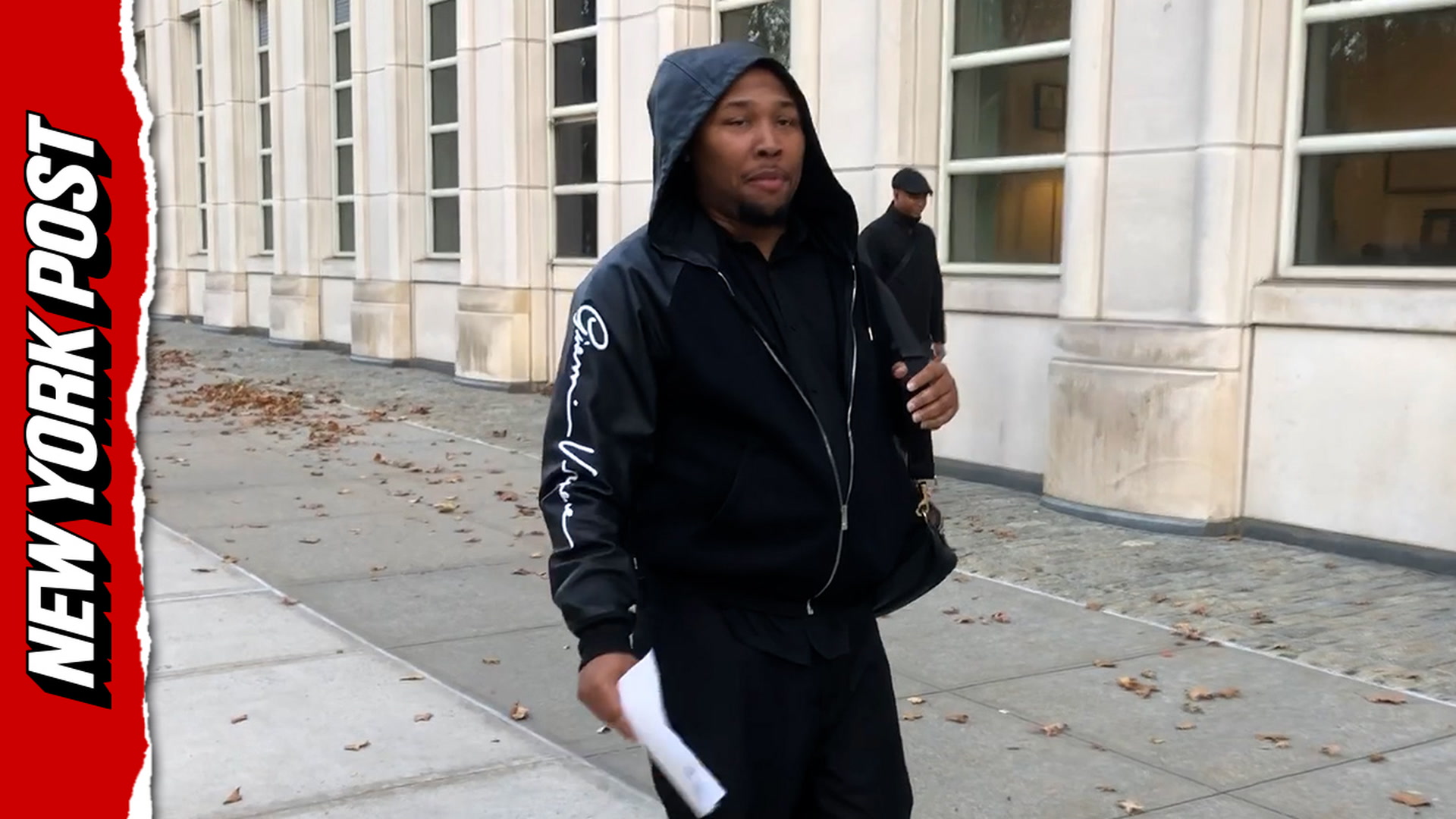 NBA gambling co-defendant Curtis Meeks speaks to reporters as he leaves ...