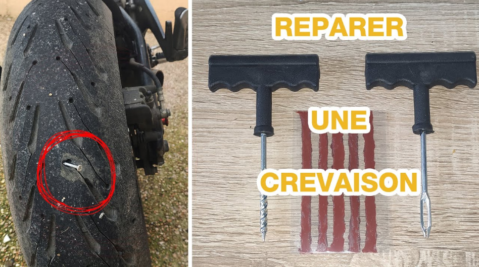 Réparer un Pneu Crevé : Utiliser une Mèche Moto Facilement