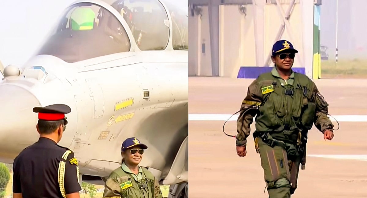 President Murmu takes sortie in Rafale fighter jet