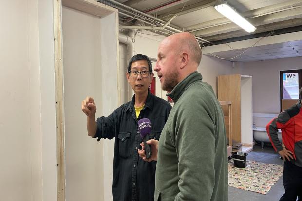 BBC presenter speaks to learners on council-led DIY course