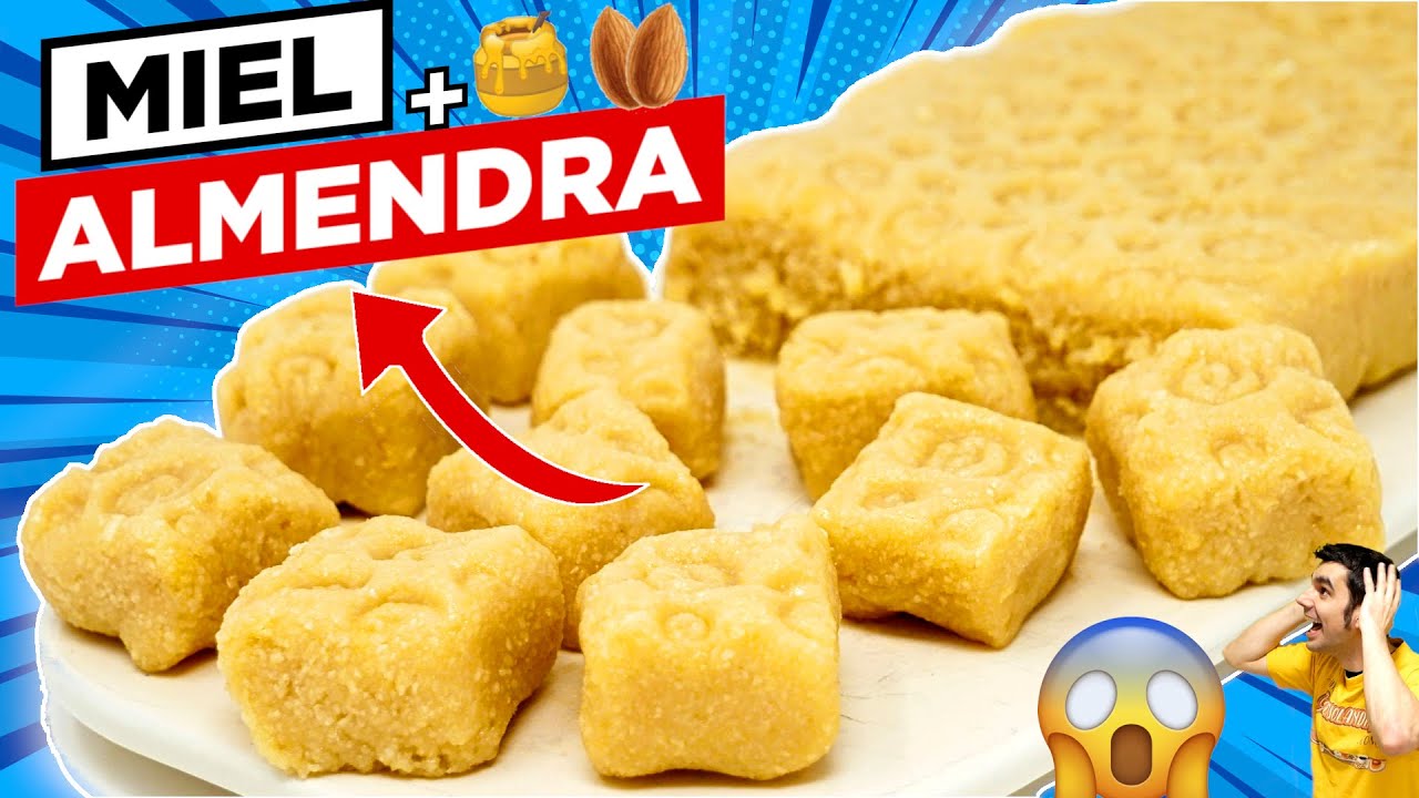Miel con Almendras – Postre en 1 Minuto Sin Horno