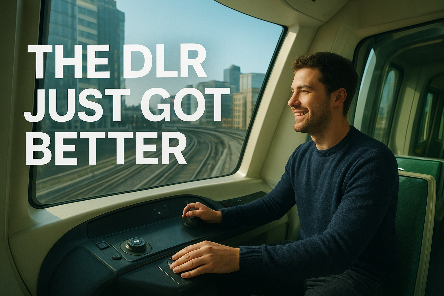 London’s new DLR trains are cooler, roomier and totally Instagrammable