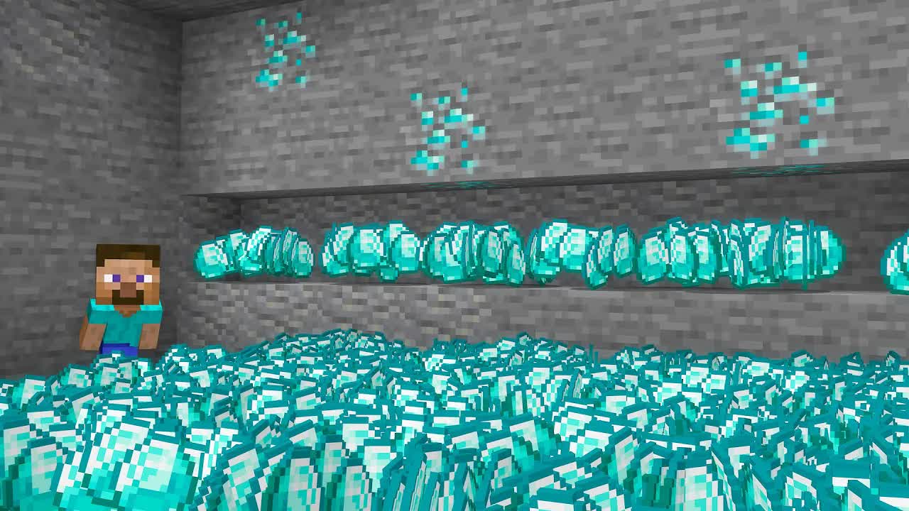 Top 625 luckiest clips in Minecraft