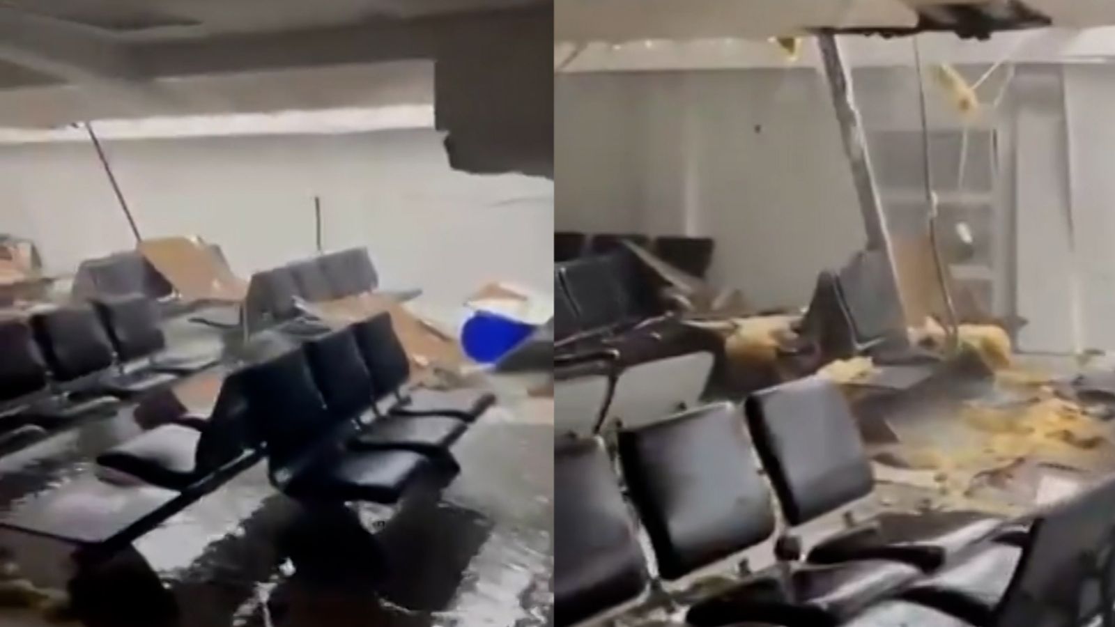 Hurricane Melissa wreaks havoc on Jamaican airport
