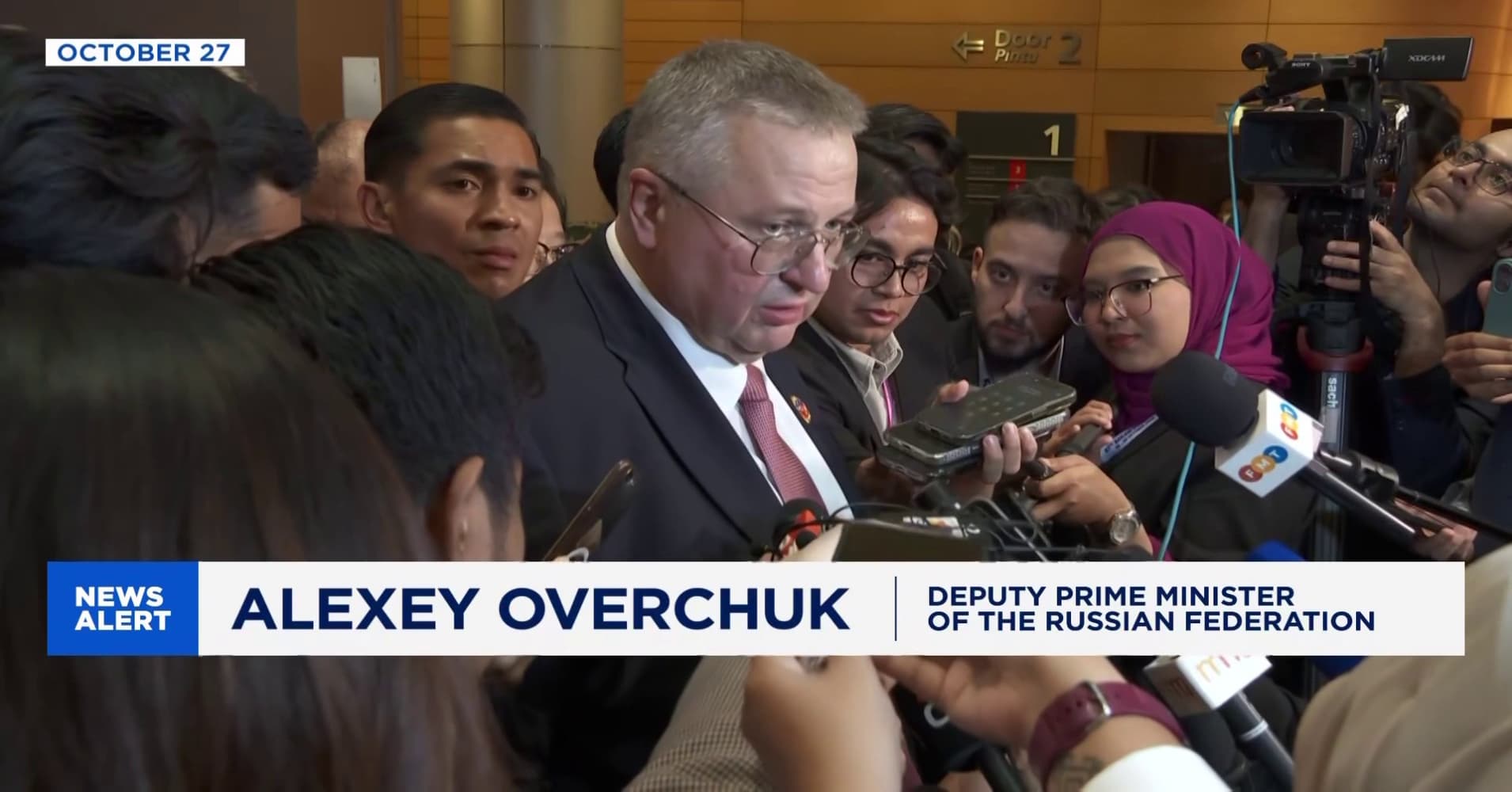 Russian Deputy Prime Minister Alexey Overchuk on country's efforts for ...