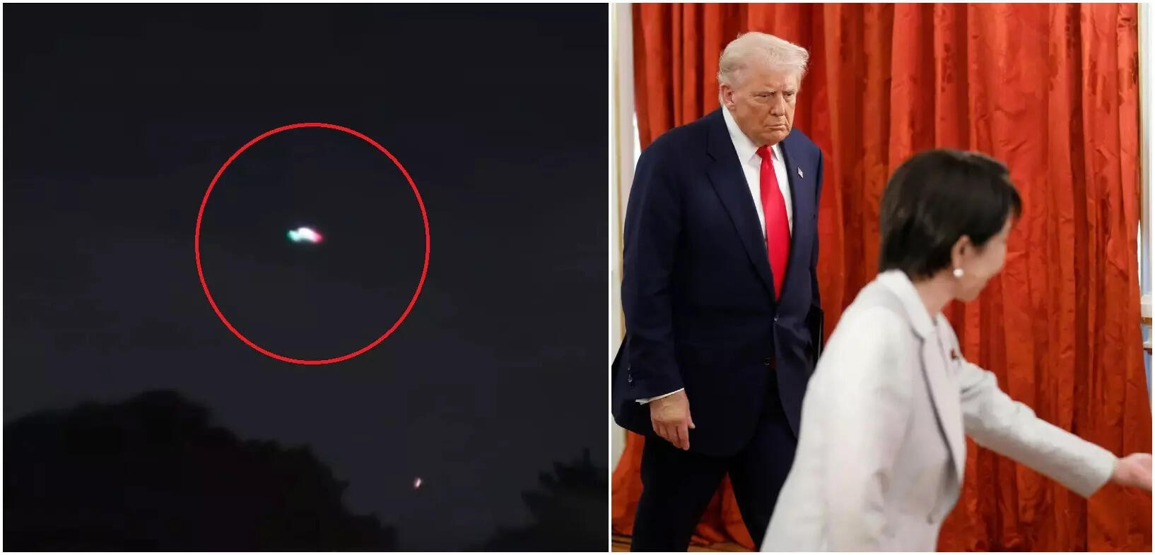 Mysterious object spotted during Trump’s Japan visit? Viral clip brings ...