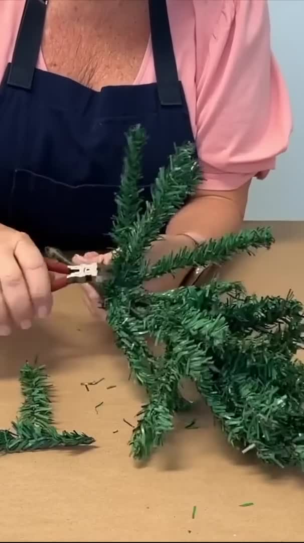 Grab some Dollar Tree mini trees... 👀🎄