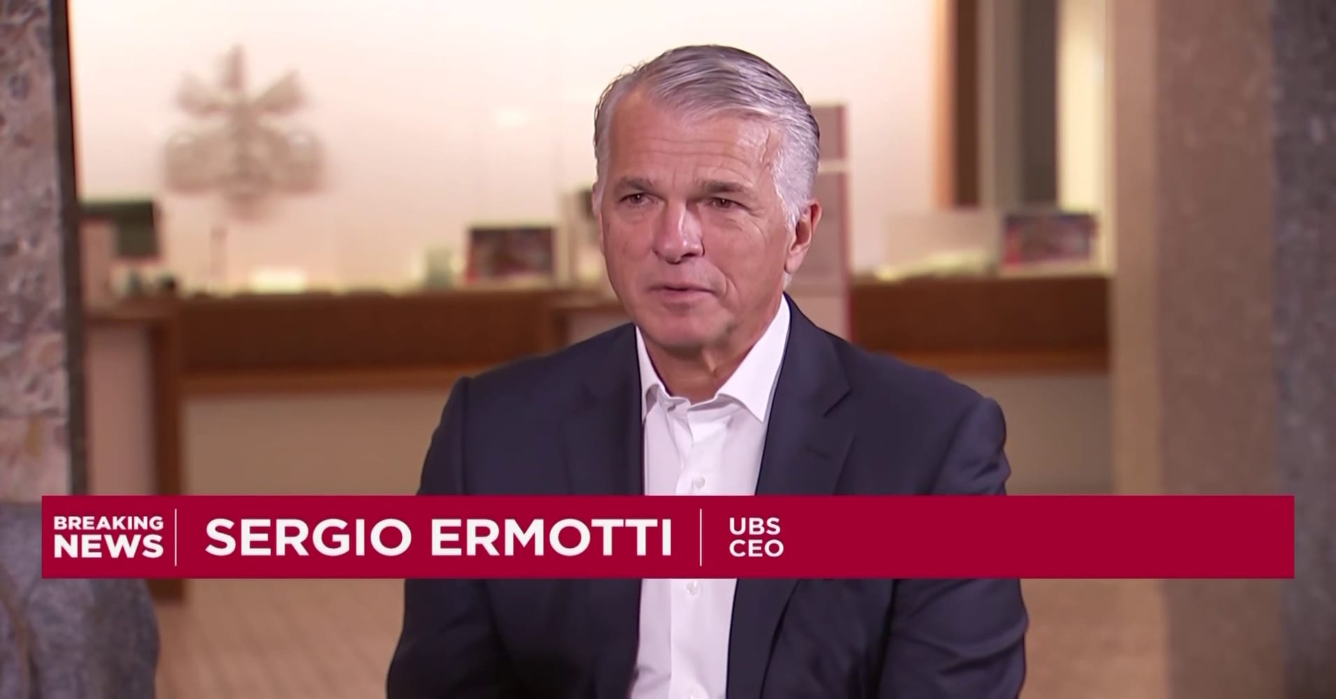 UBS CEO Sergio Ermotti on 'strong' Q3 earnings