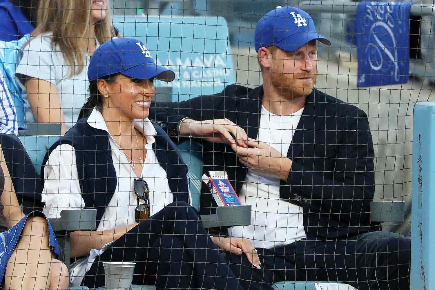Meghan Markle and Prince Harry Make Surprise Appearance at Dodgers ...