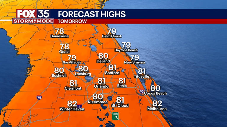 Orlando weather: Storms clear out as cold front brings chilly Halloween ...