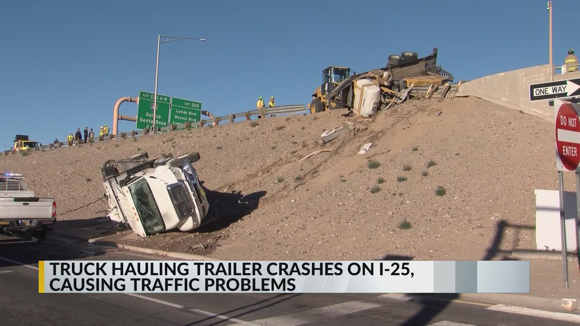 1 person taken to the hospital after crash near I-25 and Avenida Cesar ...