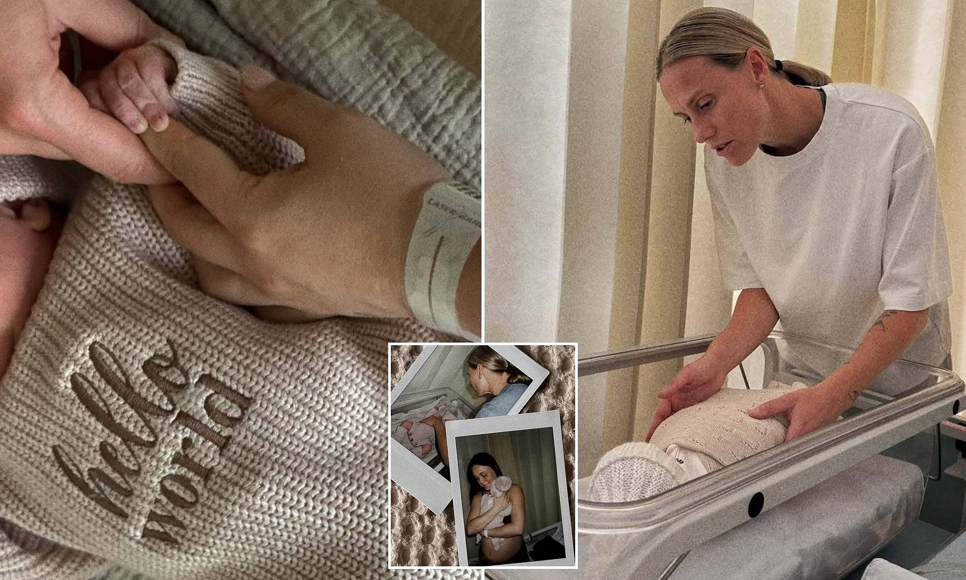 Matildas star and her partner announce the birth of their first baby
