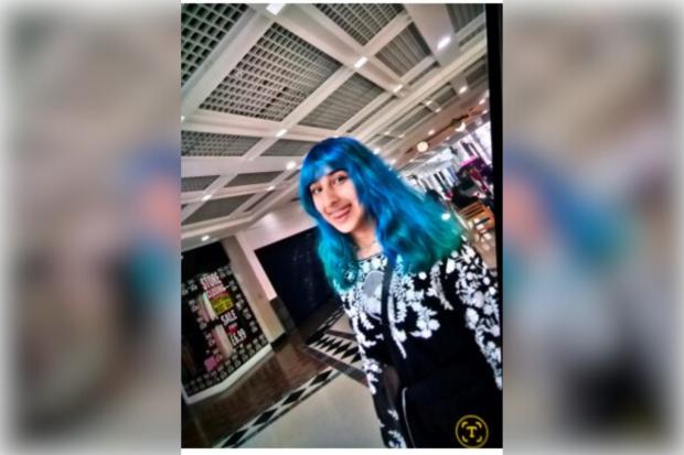 Police appeal to find missing girl with distinctive dyed blue hair