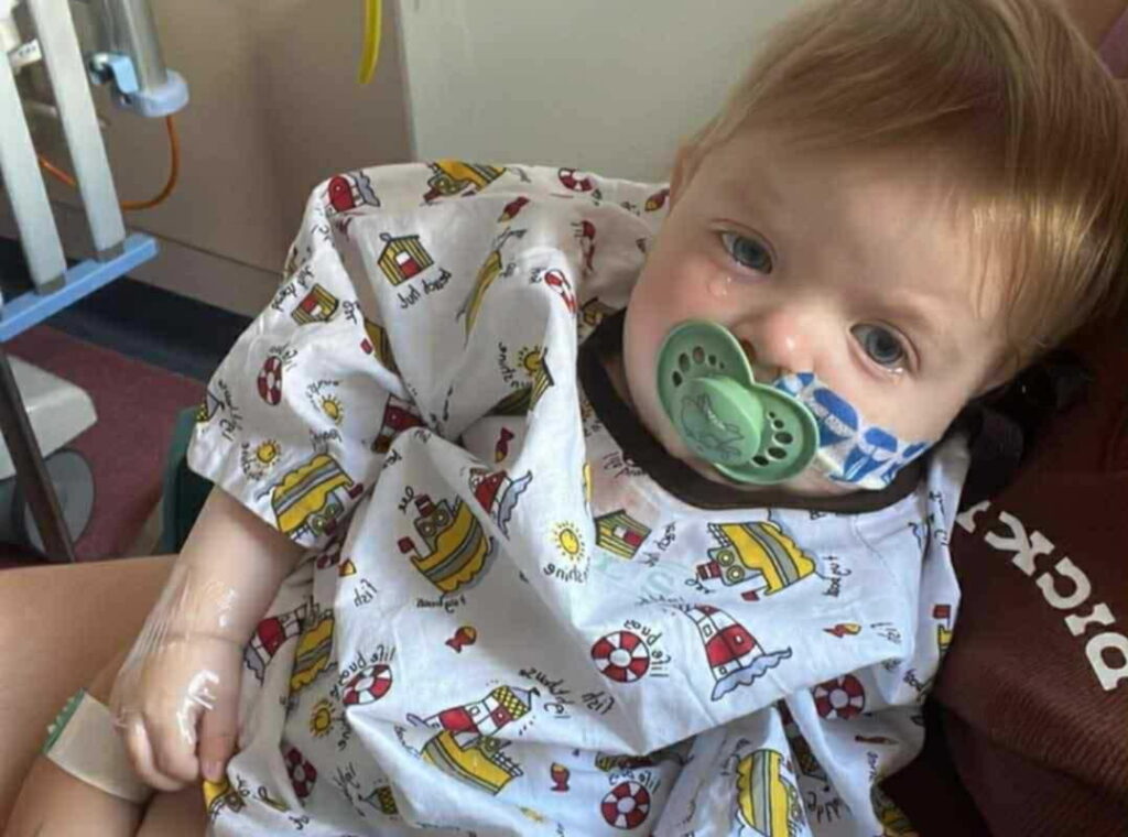 Baby’s stuffy nose dismissed as a cold was rare cancer