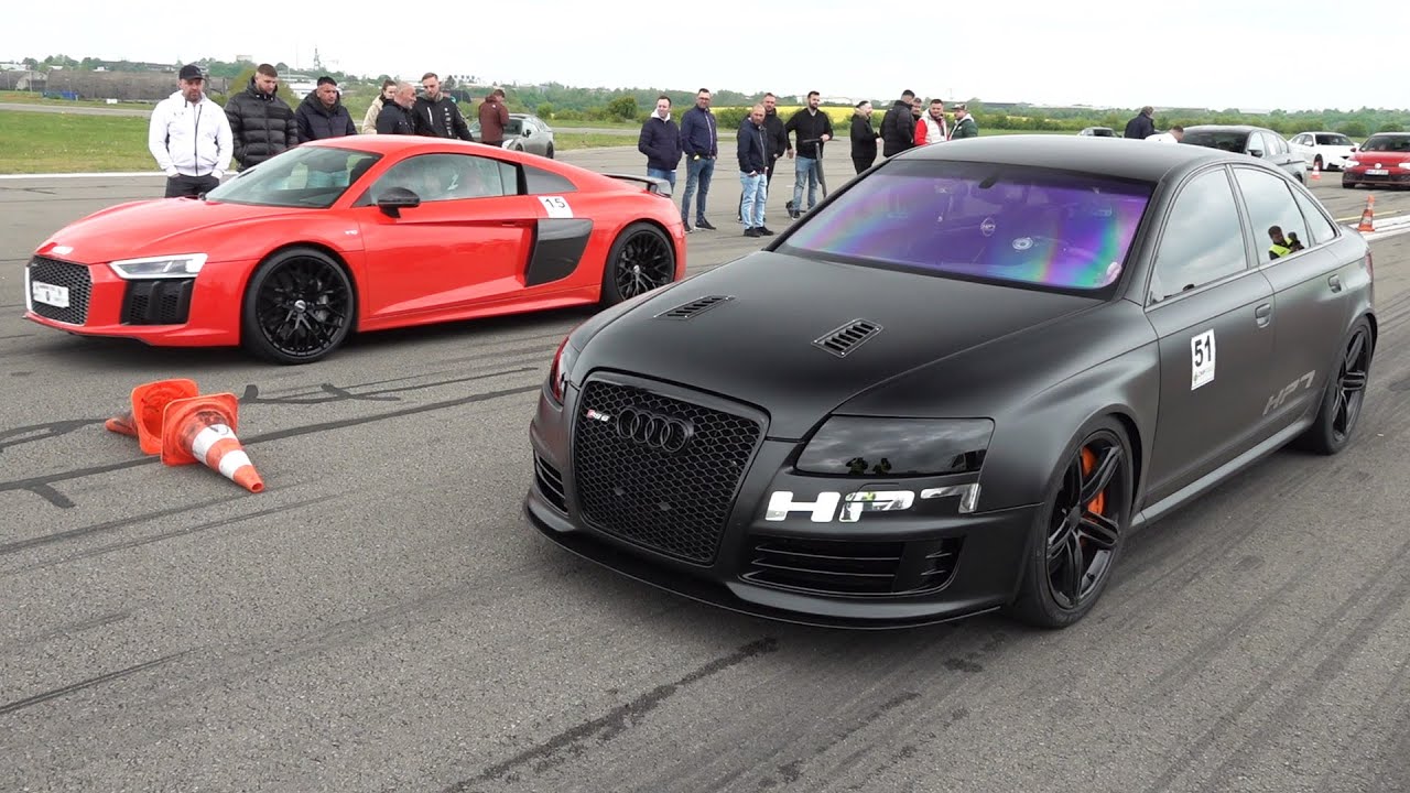 1250HP RS6 vs R8 V10 – Who Wins?