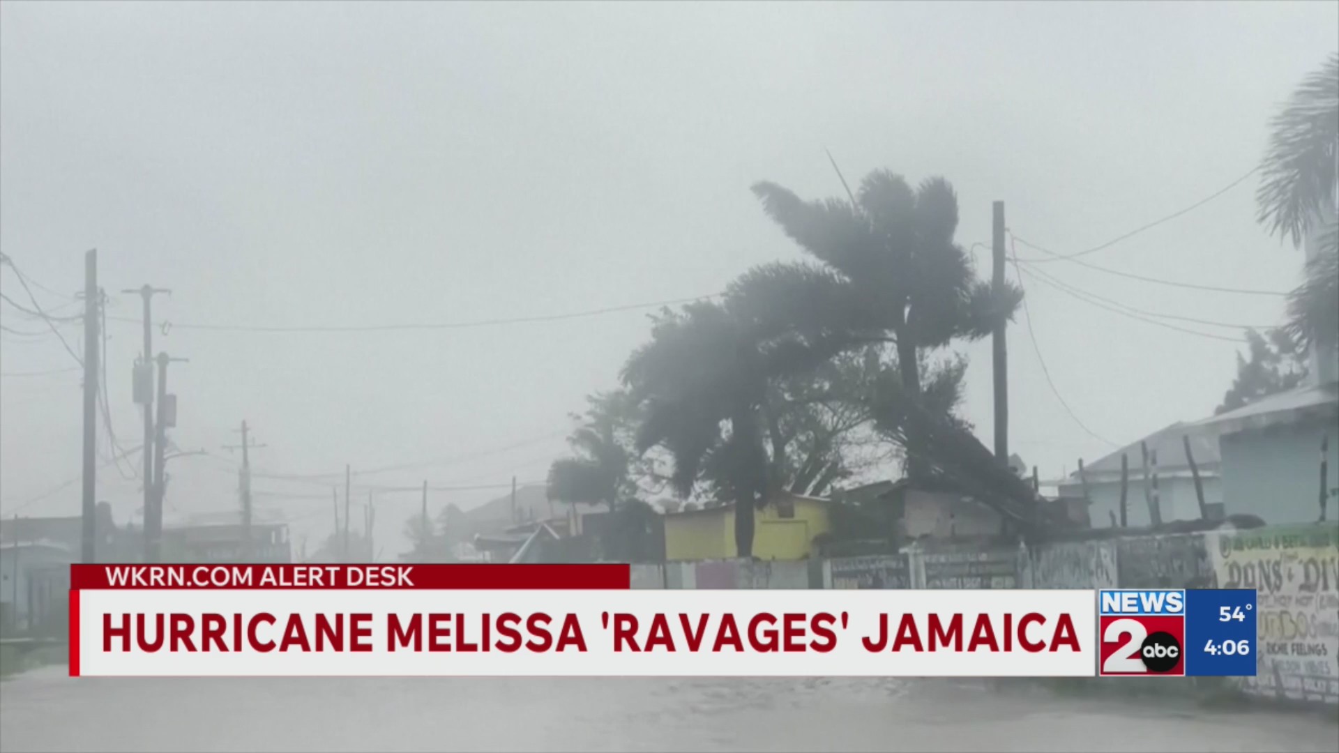 Hurricane Melissa 'ravages' Jamaica