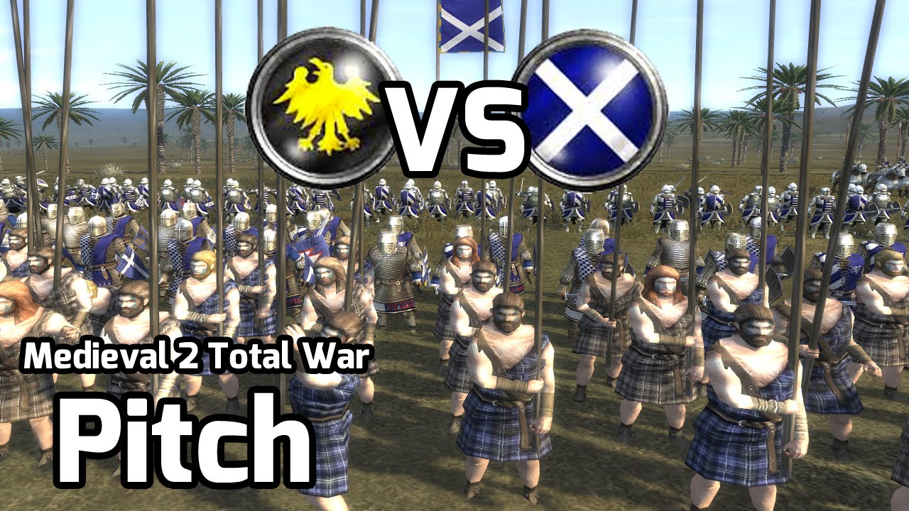 Medieval 2 Total War online battle #166 (1v1) - Mailed Scots