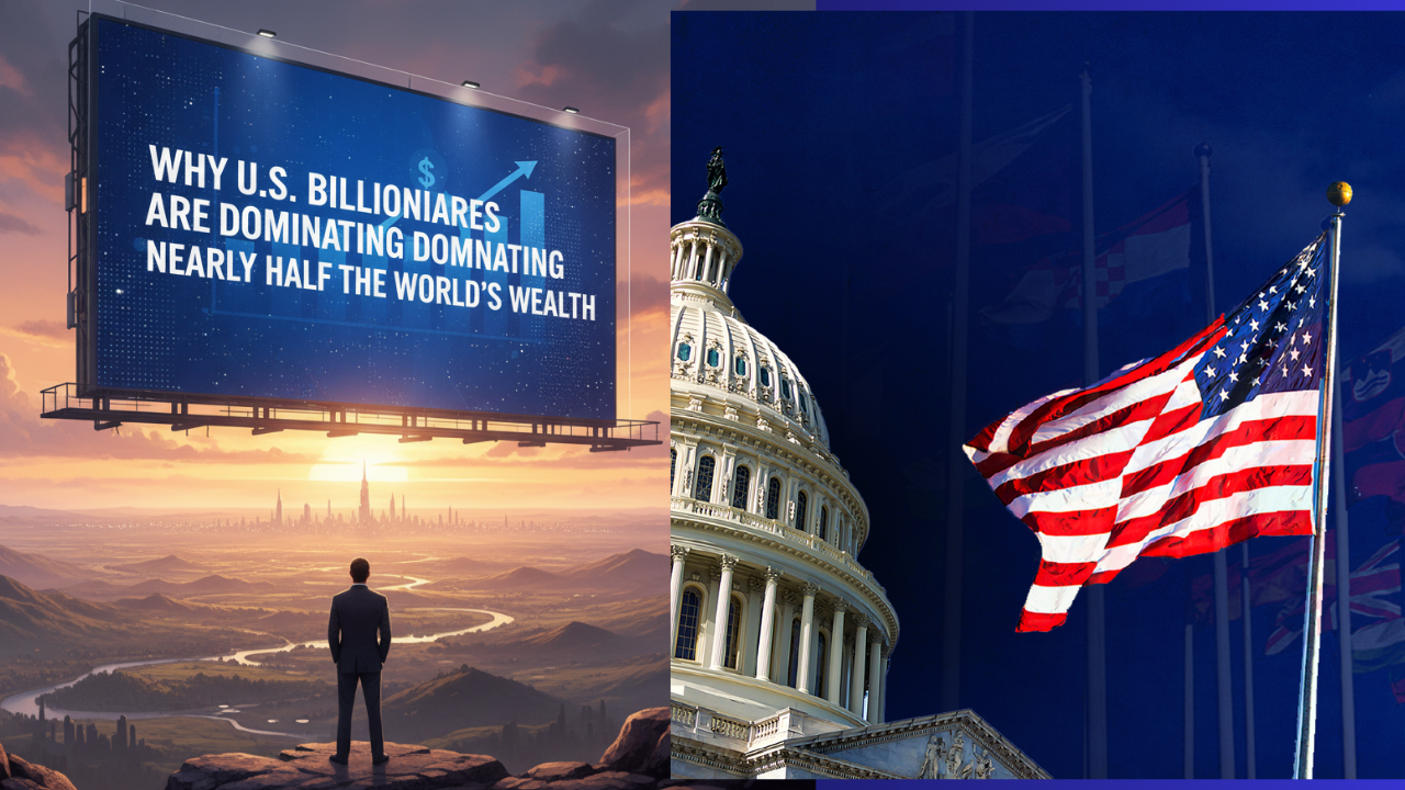 Why US Billionaires Are Dominating Nearly Half the World’s Wealth