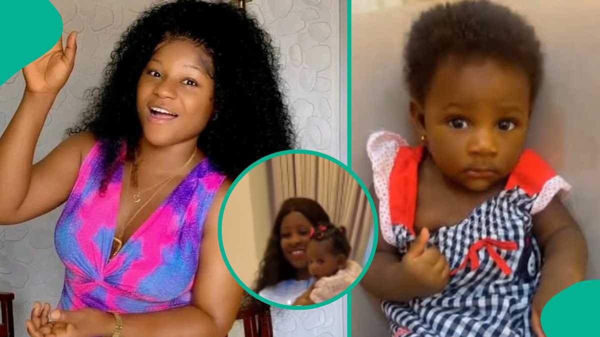 Destiny Etiko shares another bvideo of her lookalike baby, fans flood ...