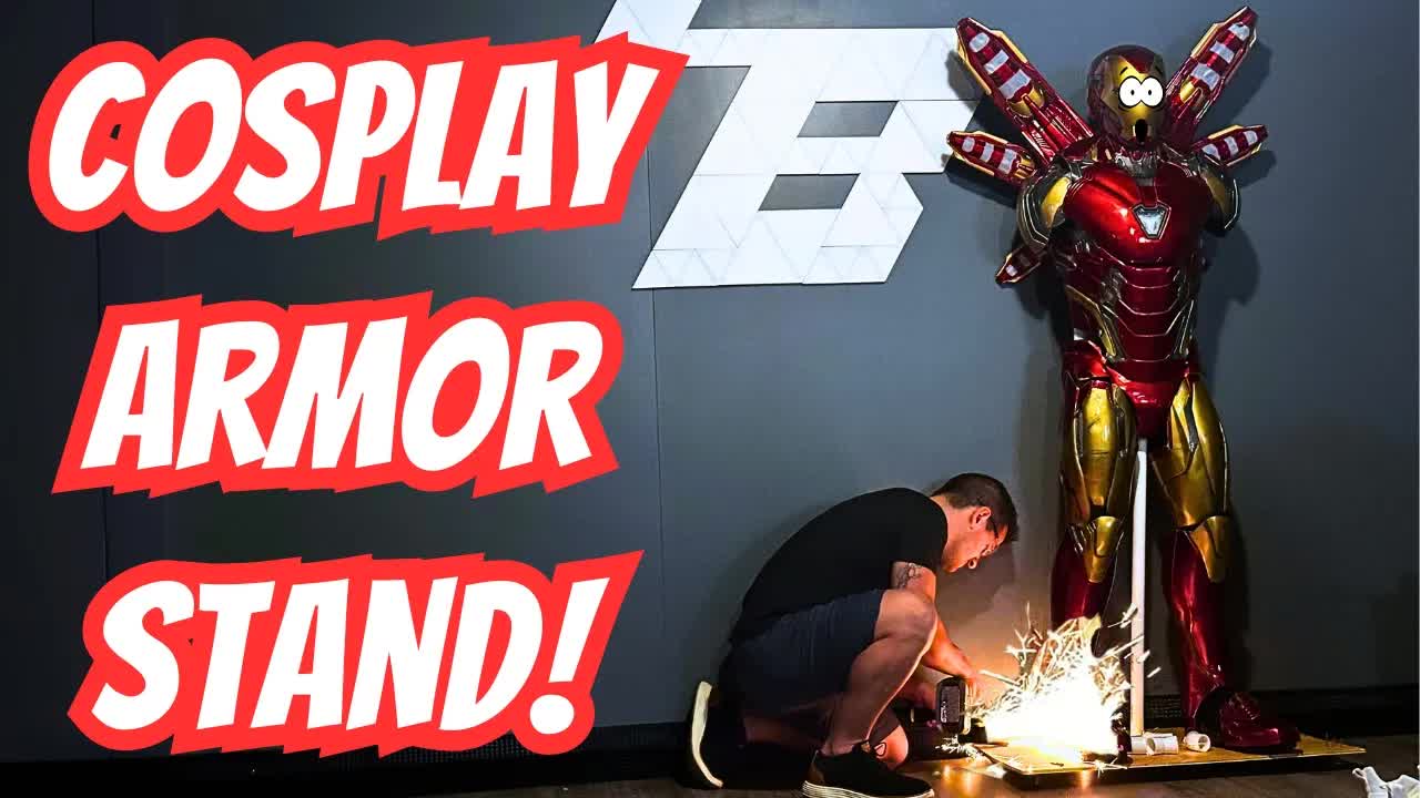 DIY Rolling Cosplay Armor Display Stands on a Budget