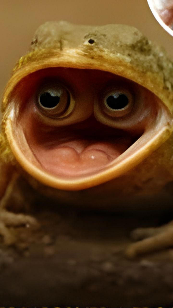 The Introspective Frog : कॅनडातील ऑन्टारियोतील तोंडात डोळे असलेला ...