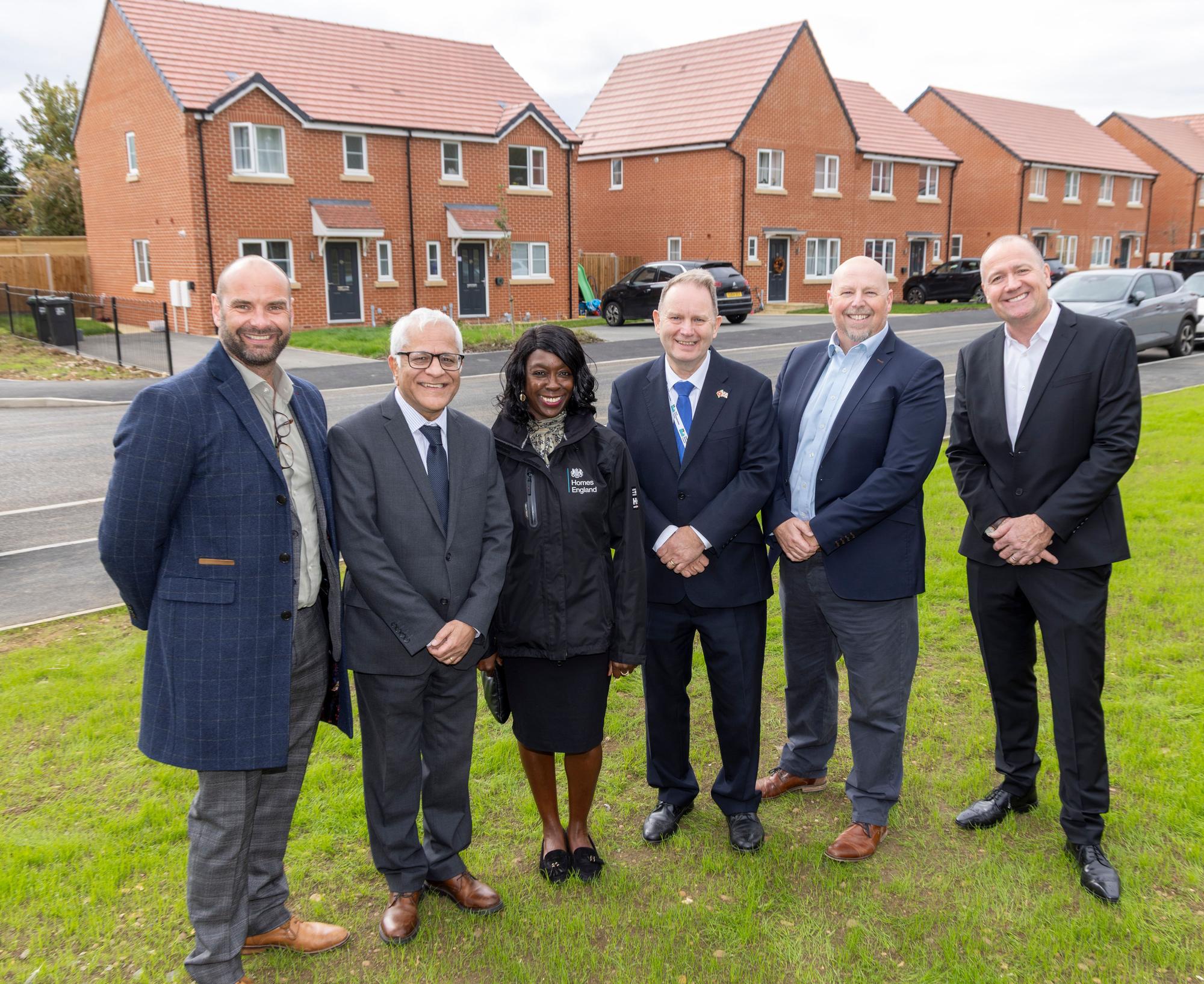 Councillors celebrate completion of 100 per cent affordable housing ...