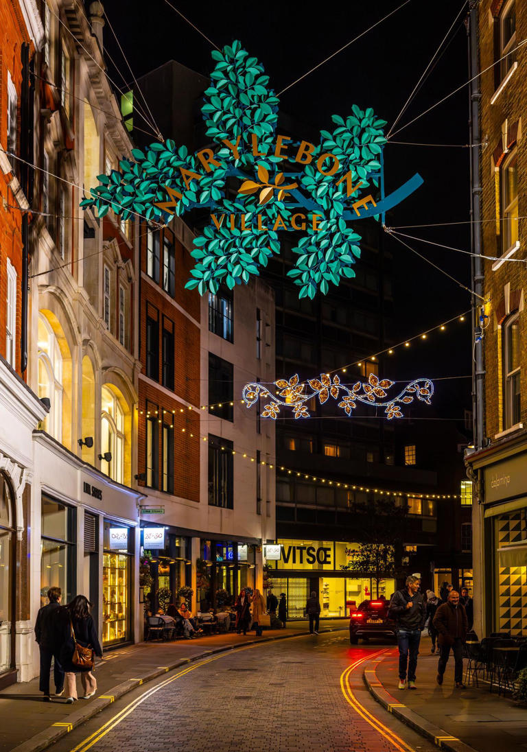 Marylebone Village gets ready to light up for Christmas