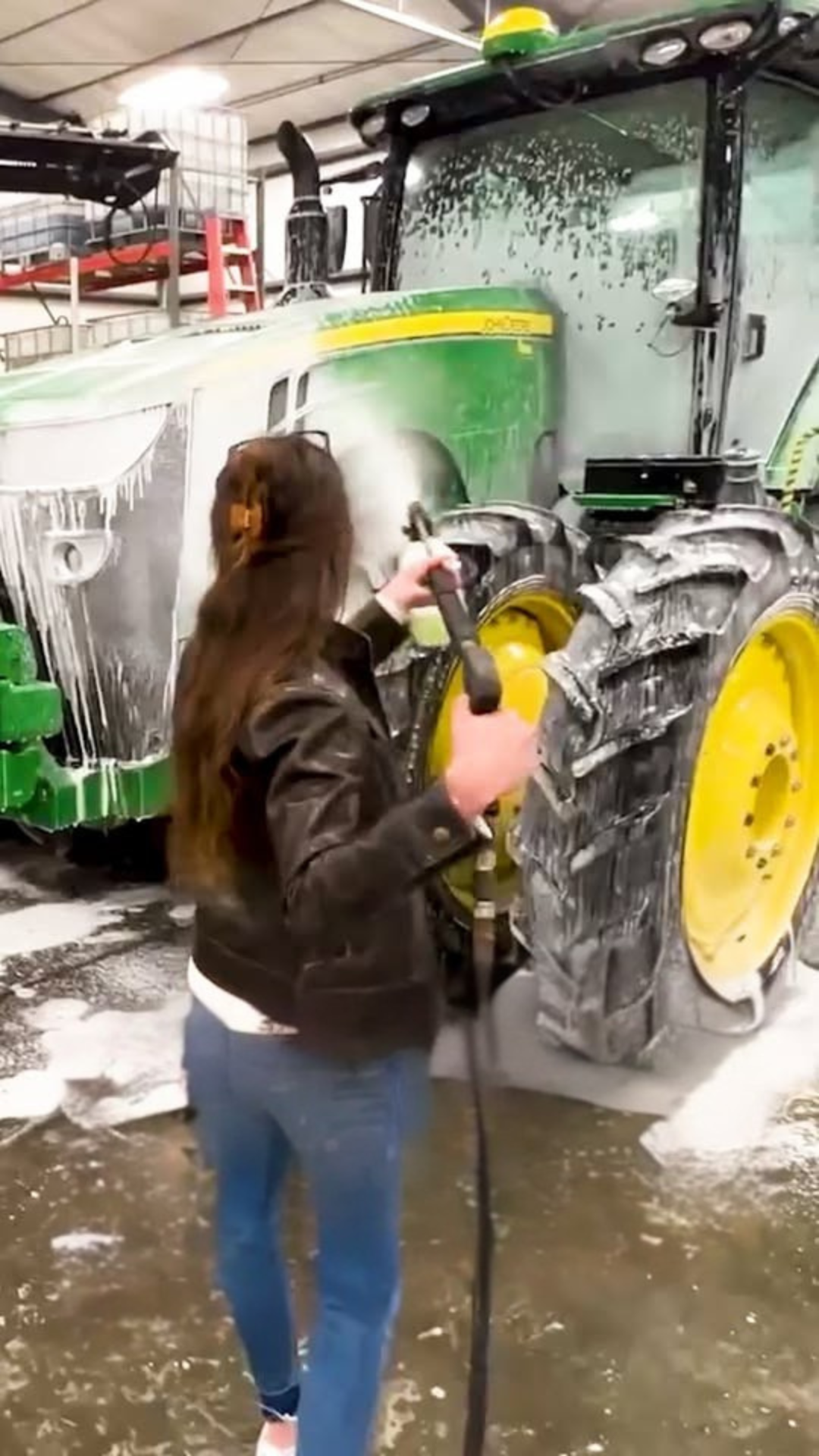 Bath Time For My Tractor