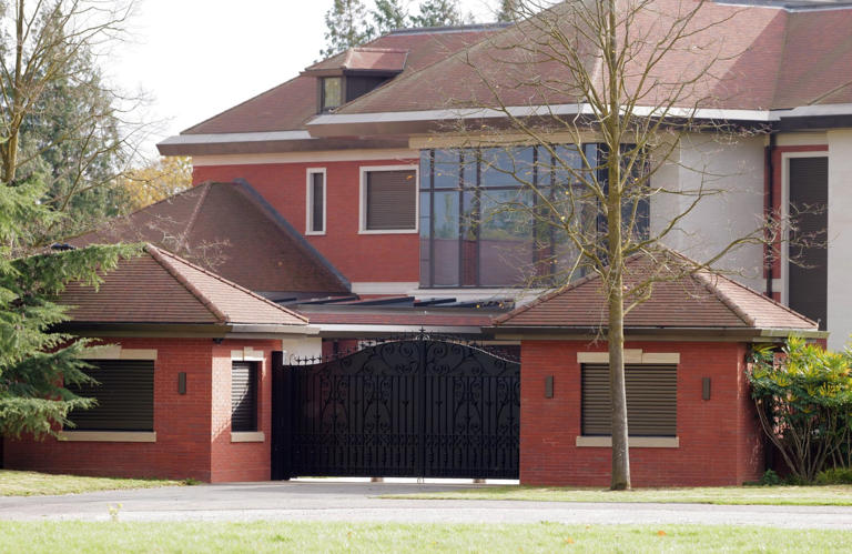 Shuttered and empty: Prince Andrew's marital home