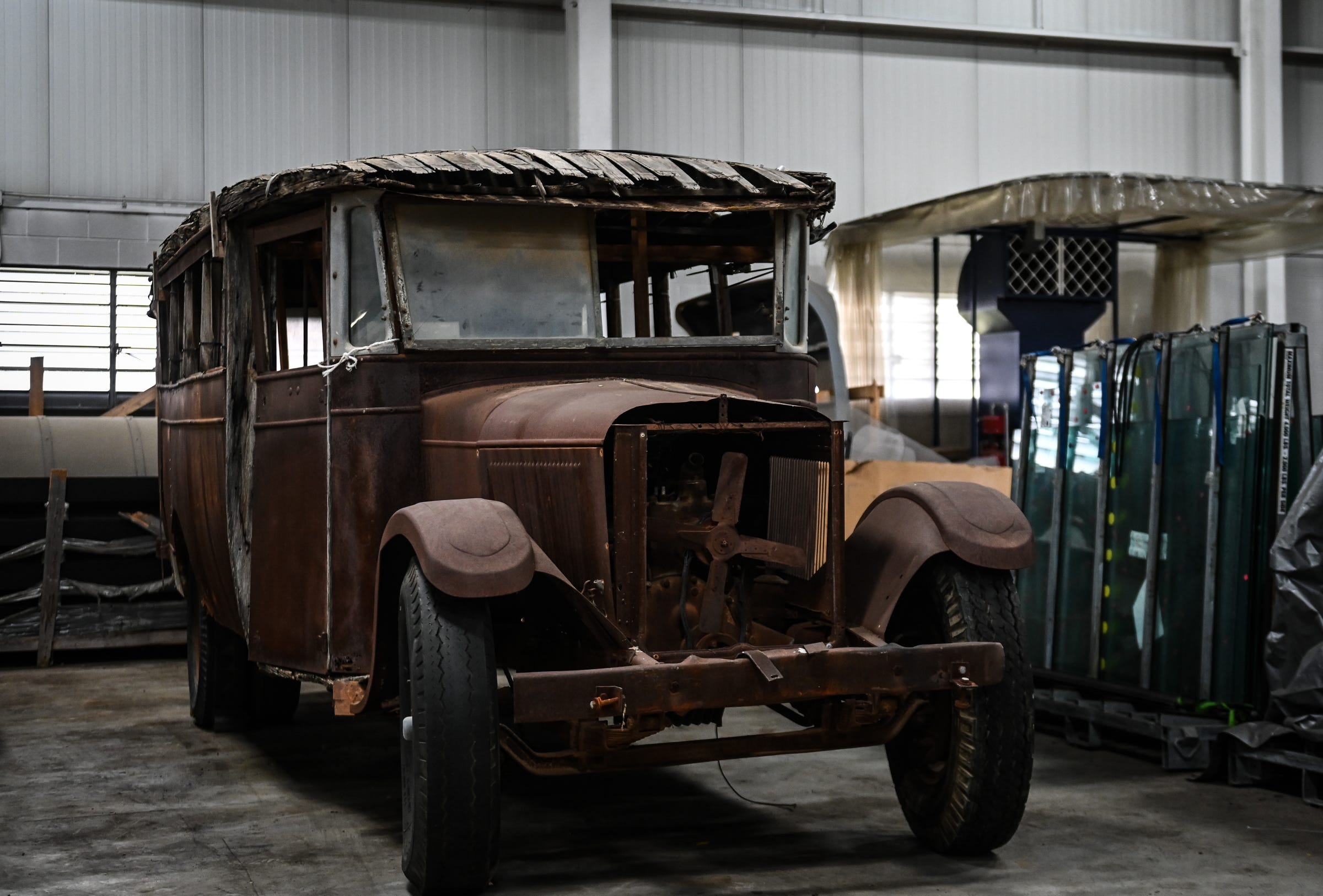 Not too old to ride again: 97-year-old bus with ties to REO Motors to ...