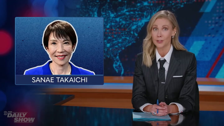 Daily Show Skewers Trump Being Led Around Japan Like a Dog