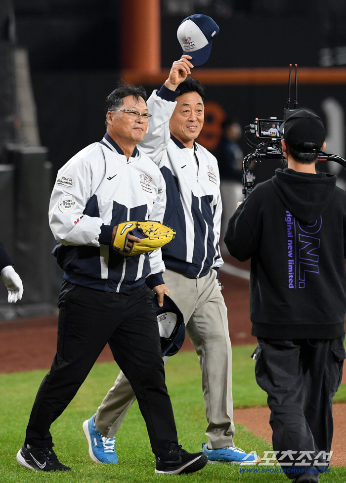 Old Dae-sung Cho Kyung-taek Eagles winning battery