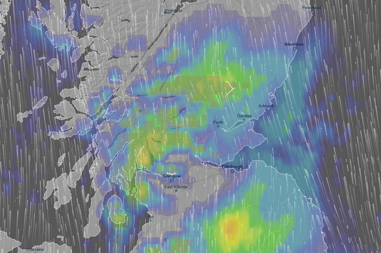 Weather maps show exact parts of Scotland to see thunderstorms on Halloween