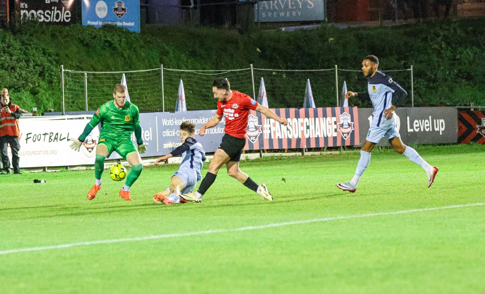 Lewes FC secure much-needed win on Nelson’s return