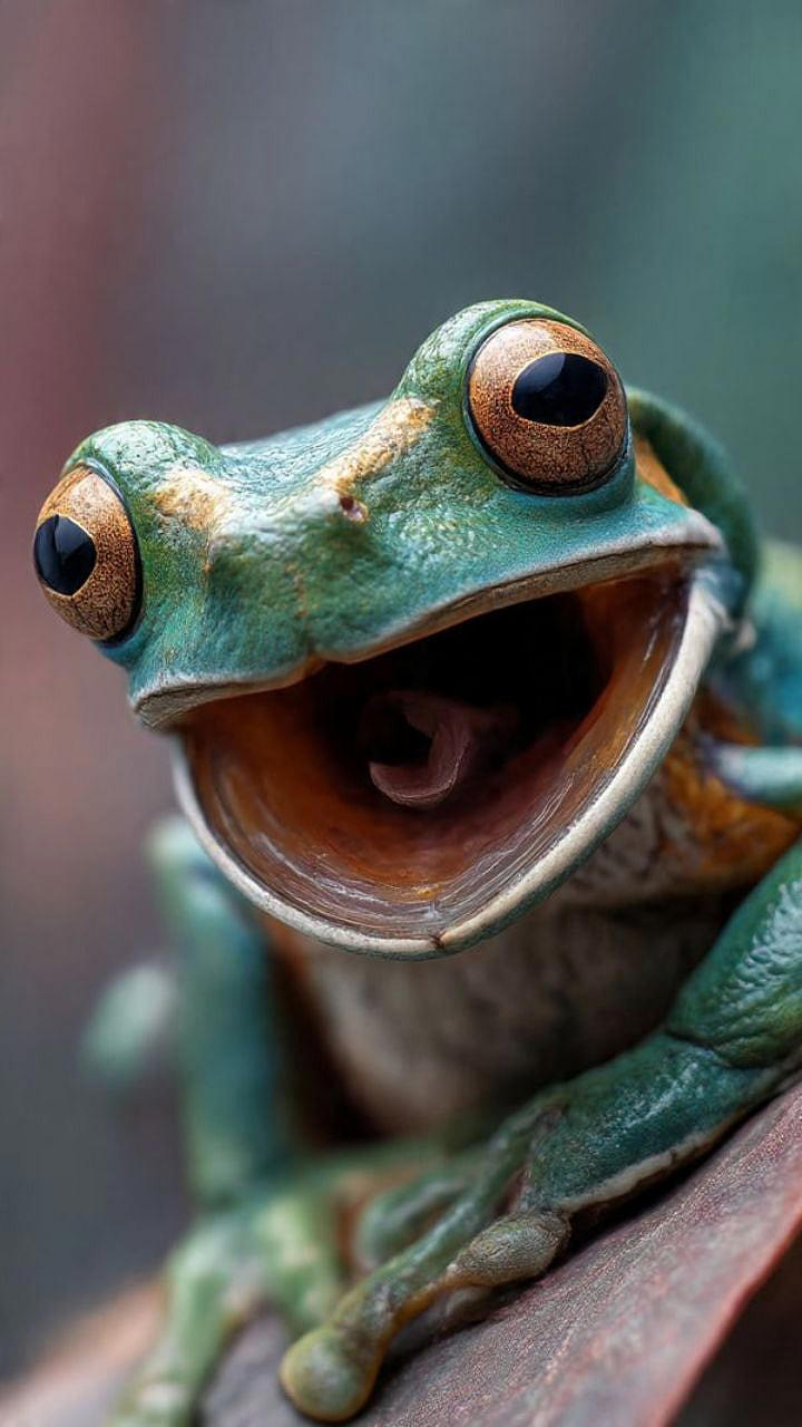 The Introspective Frog : कॅनडातील ऑन्टारियोतील तोंडात डोळे असलेला ...