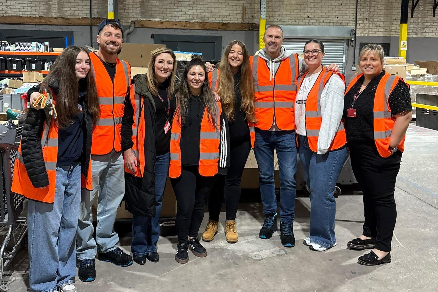 Paddy McGuinness and Sam Thompson get 'a reet Wigan welcome' during a ...