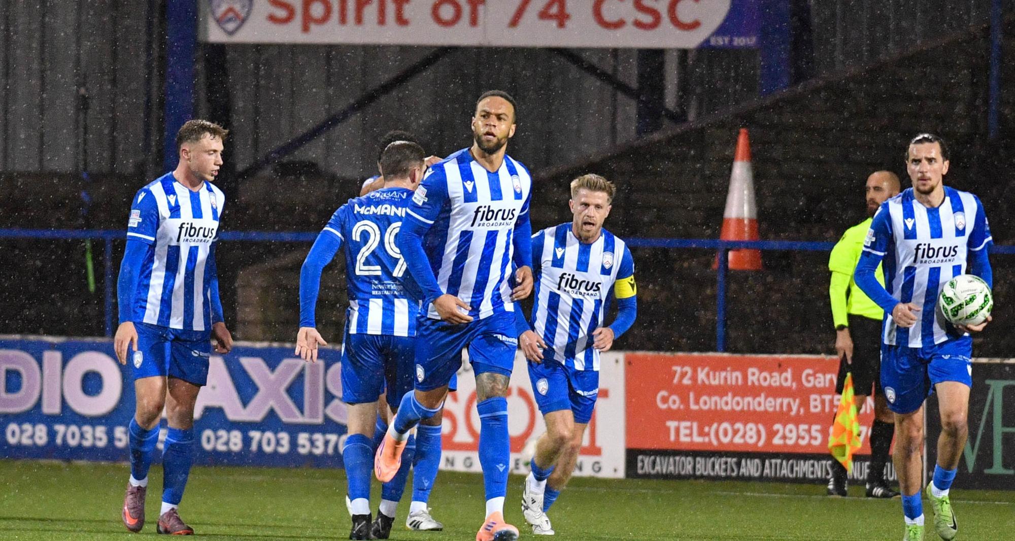 My Coleraine players showed a great resilience to turn around two-goal ...