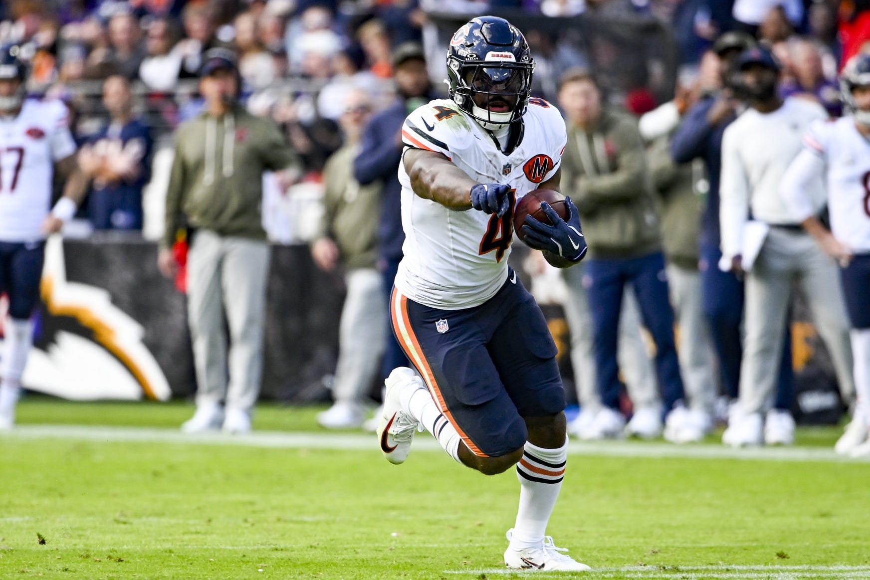 Bears RB D'Andre Swift expected to start on Sunday vs. Giants