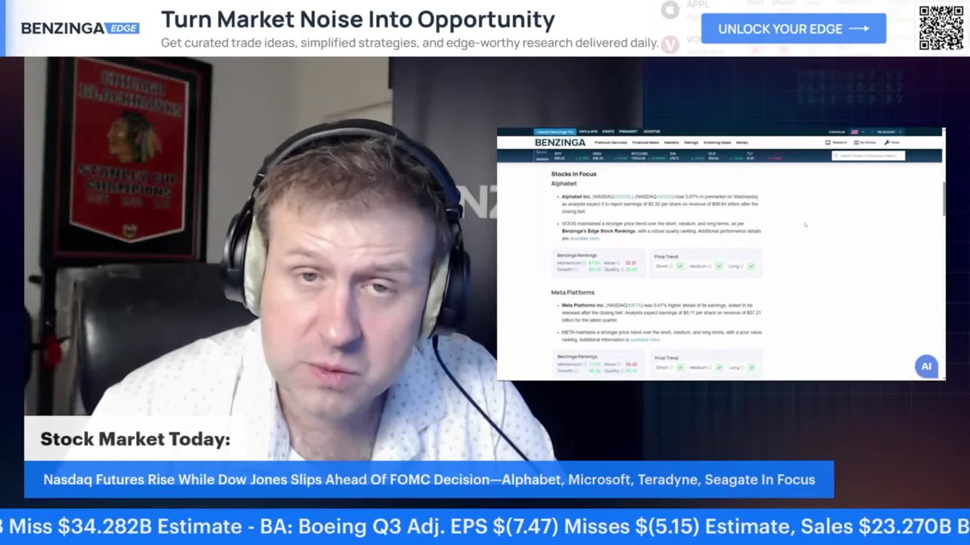 Stock Market News Today | MSFT, META, GOOG Earnings | Oct 29, 2025