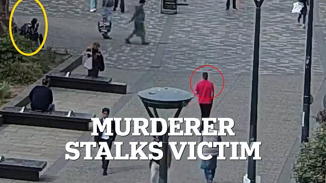 Chilling moment Haybe Cabdiraxmaan Nur stalks victim before murder