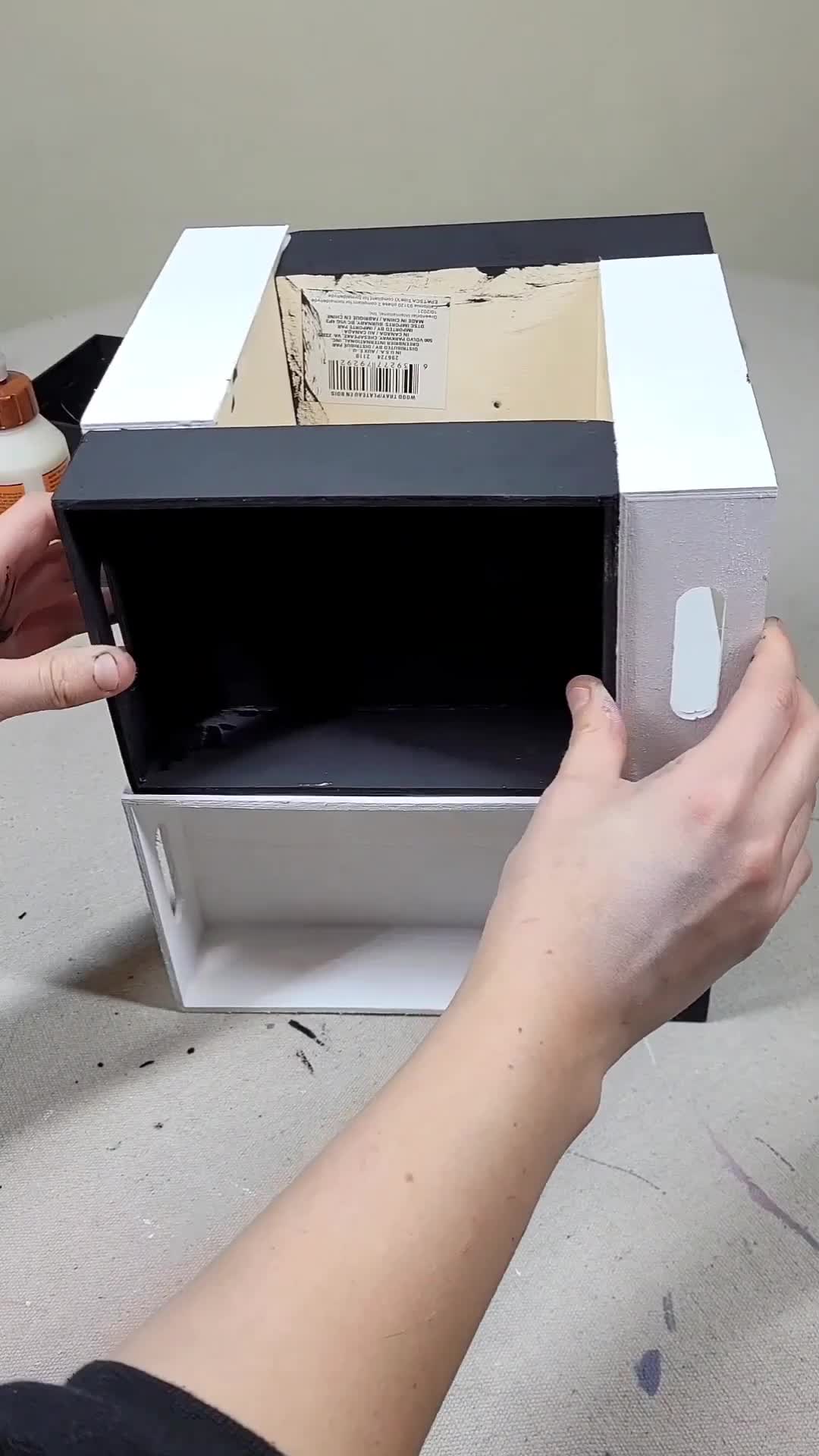 Grab 4 Dollar Tree mini crates for this genius kitchen idea! #shorts