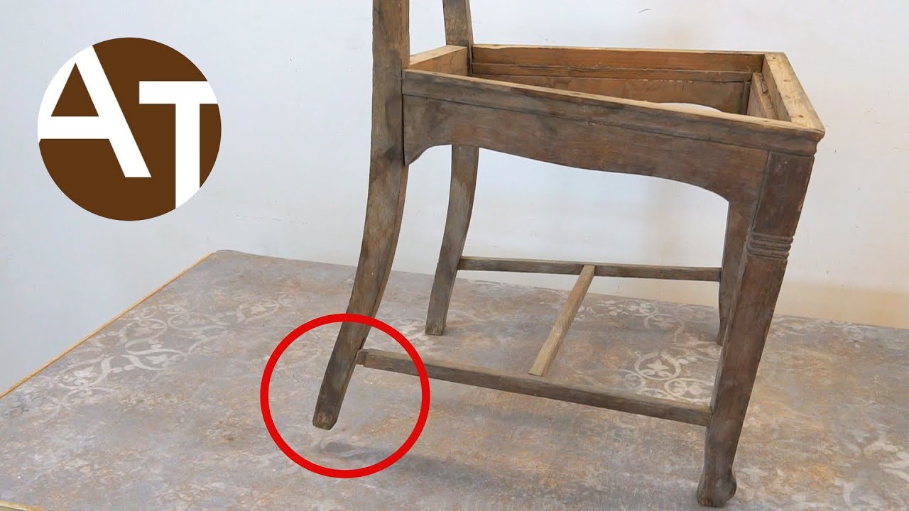The incredible restoration of a WW2 survivor chair