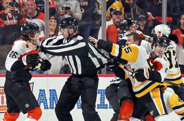 NHL fight chaos as Flyers star flouts unwritten rule against Penguins
