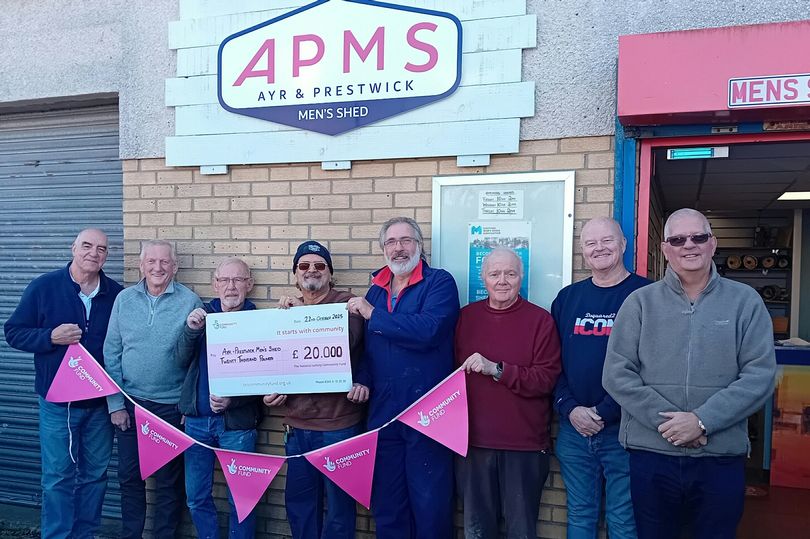 20k funding boost 'saves the day' for Ayr & Prestwick Men's Shed group