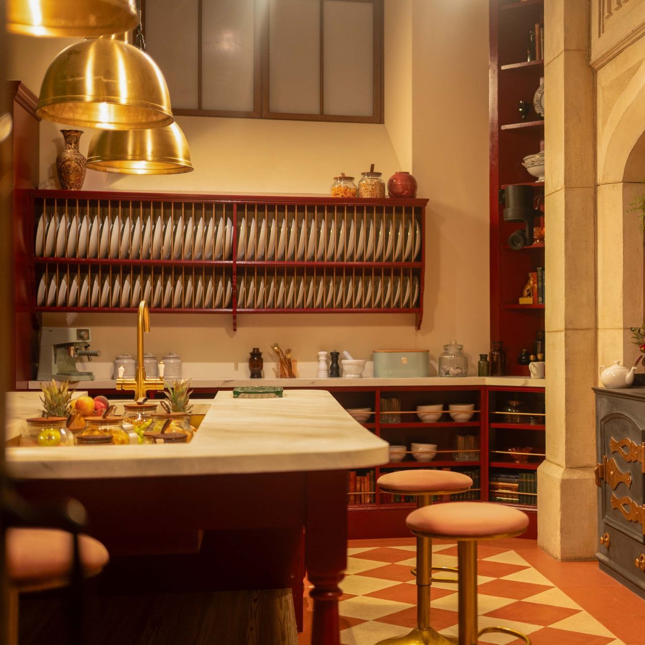 The Traitors Castle has embraced this luxe kitchen island trend - it's ...