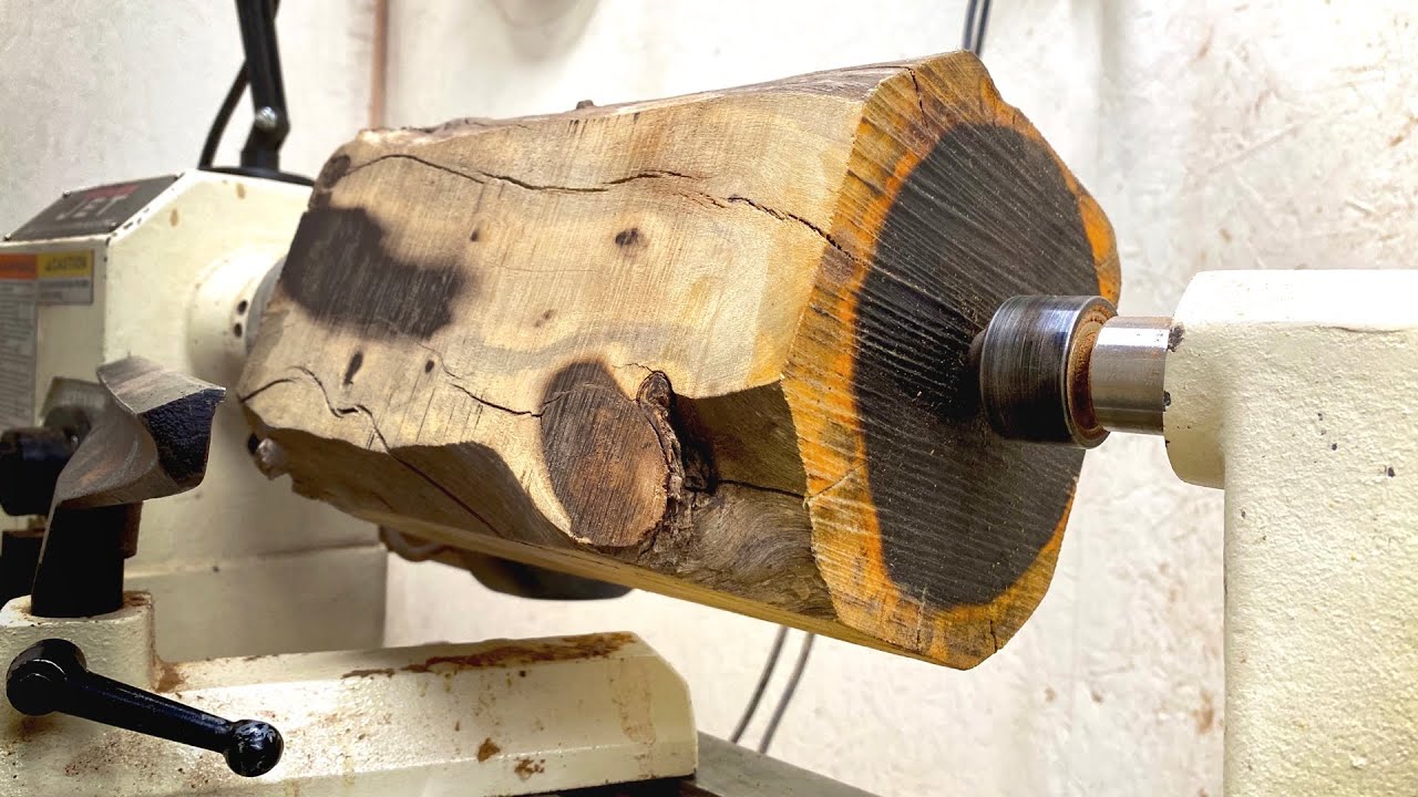Woodturning Texas ebony - challenging hollowing project!