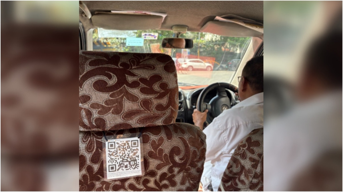 Mumbai cab driver promotes son's rap channel with QR code in taxi ...