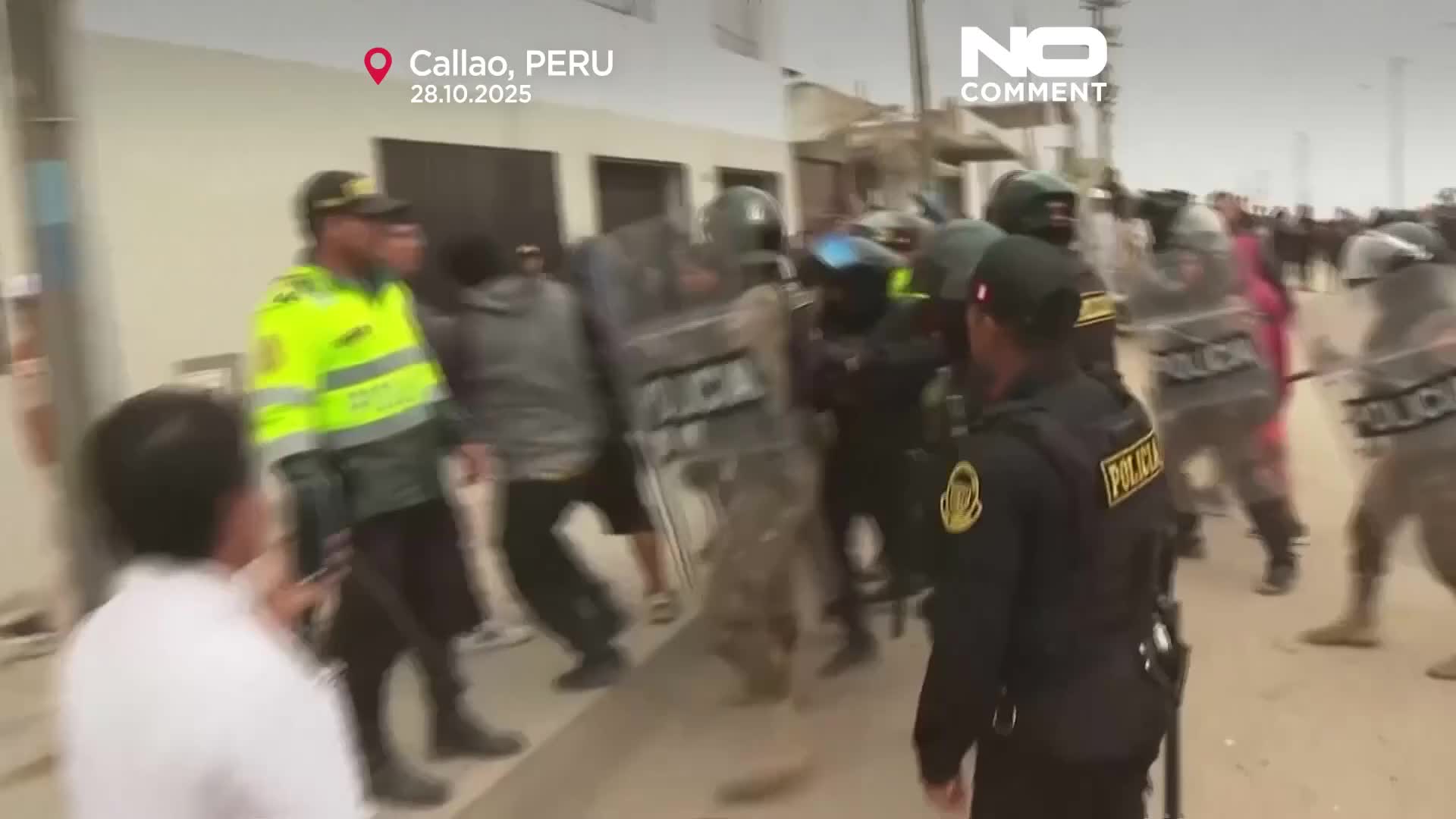 Transport workers protest after driver’s murder in Peru