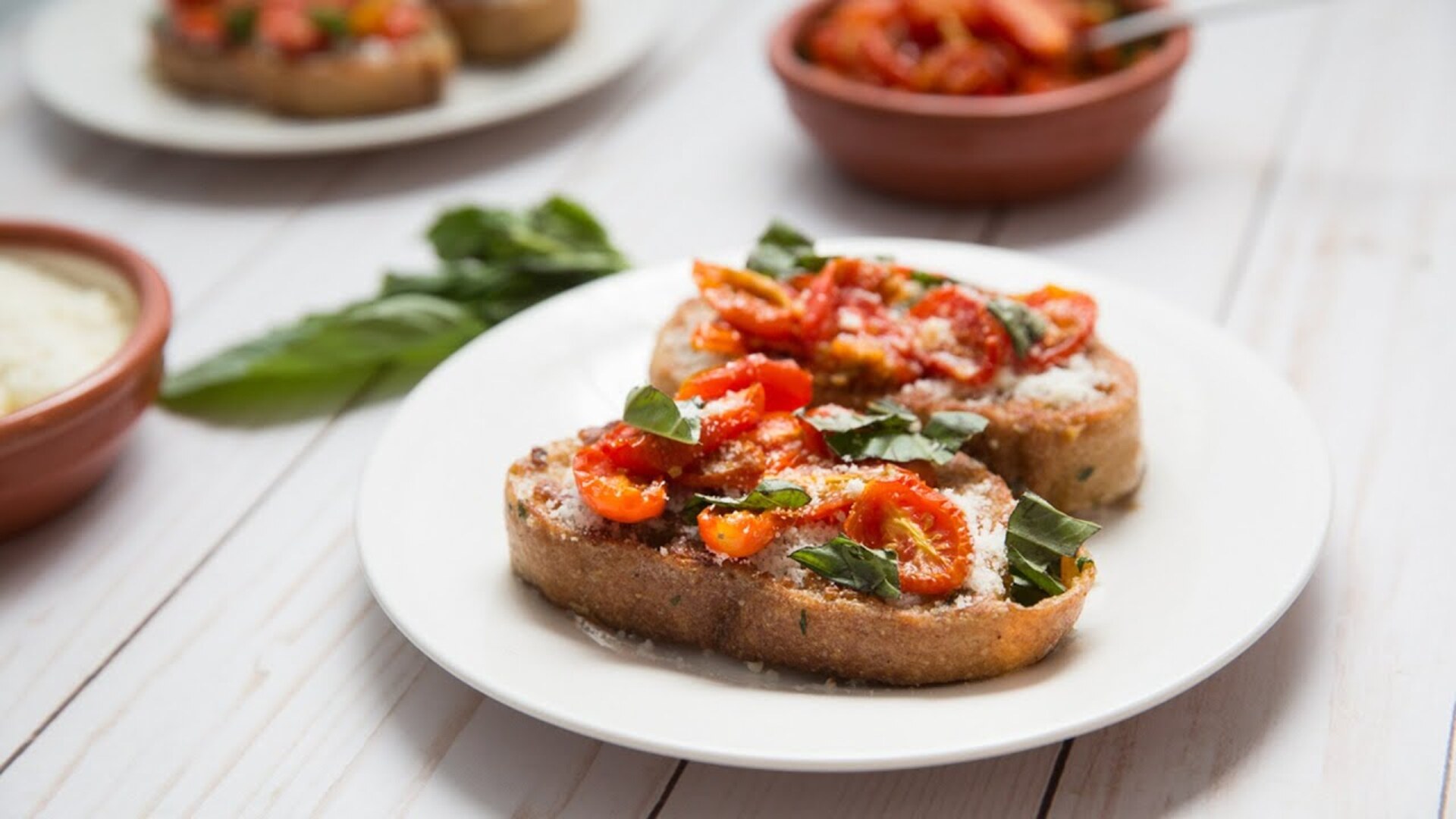 Savory Cacio E Pepe French Toast With Jammy Tomatoes Recipe