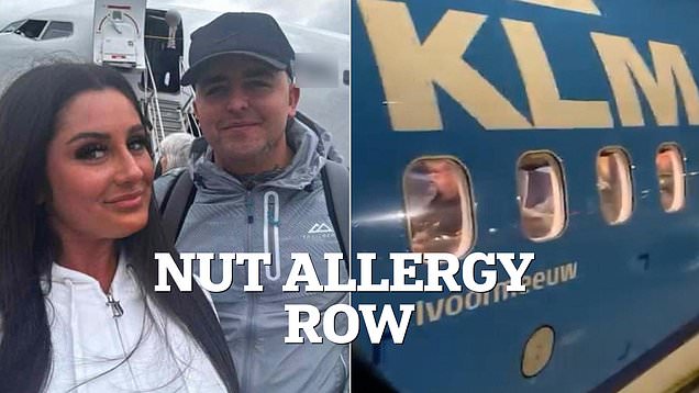 Couple 'forced off plane' after nut allergy row with crew